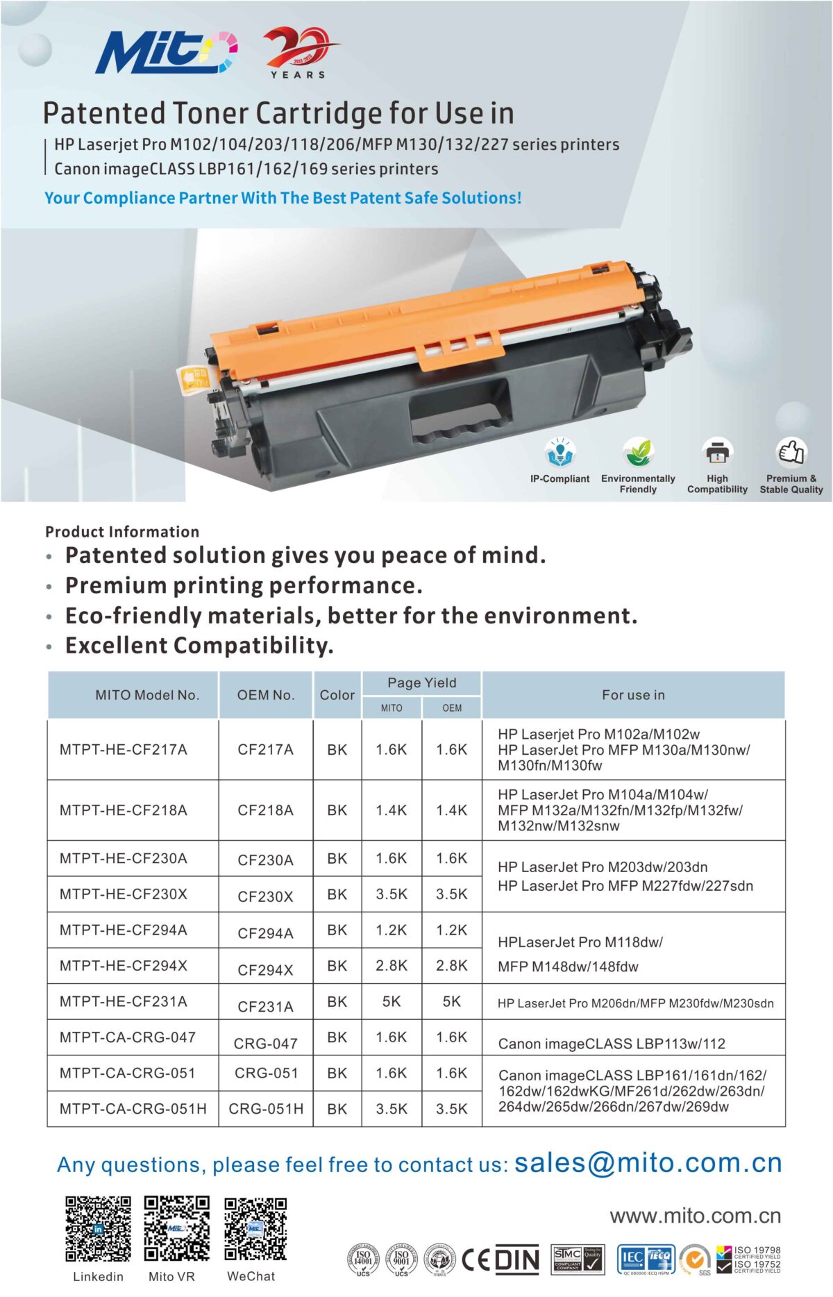 Mito Color Imaging Co's Patent Toner Cartridge: A Breakthrough in ...